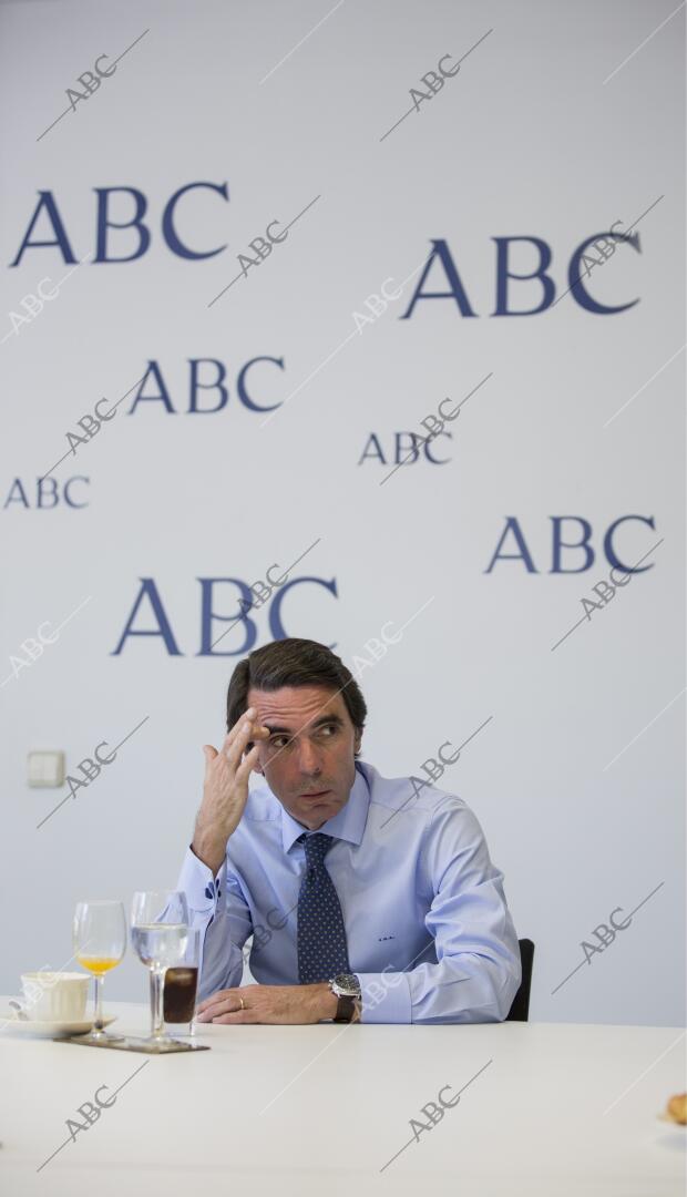 Jose Maria Aznar, ex presidente de Gobierno, entrevistado en el diario ...