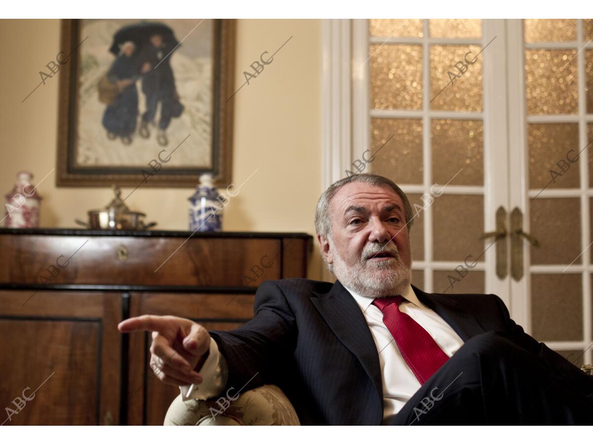 Entrevista Jaime mayor oreja Foto, Isabel Permuy Archdc - Archivo ABC