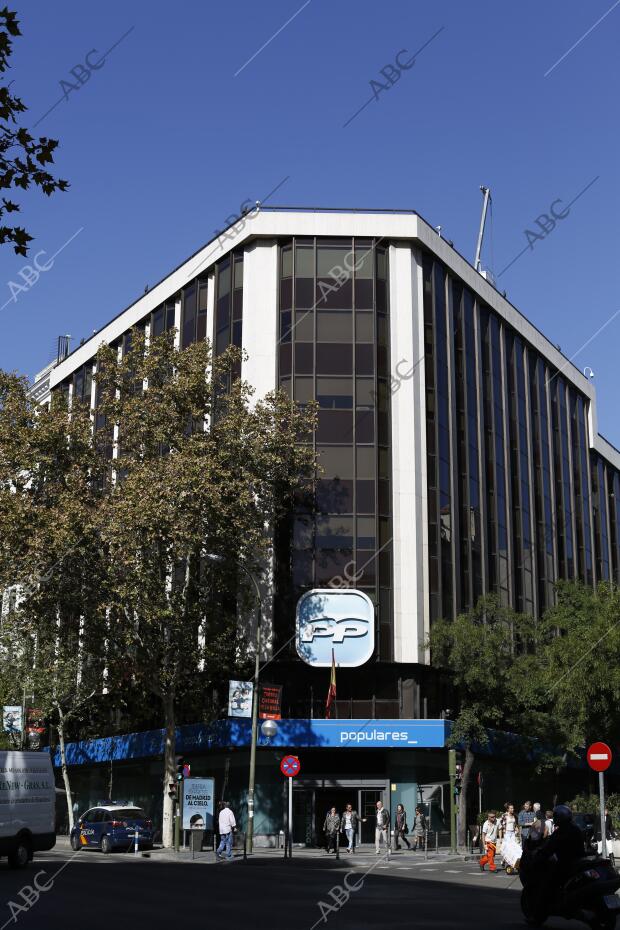 Sede Pp en la calle Génova - Archivo ABC