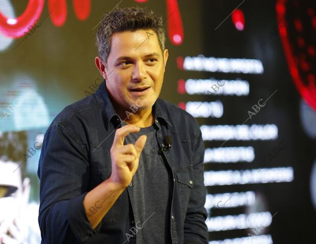 Presentación del nuevo disco de Alejandro Sanz - Archivo ABC