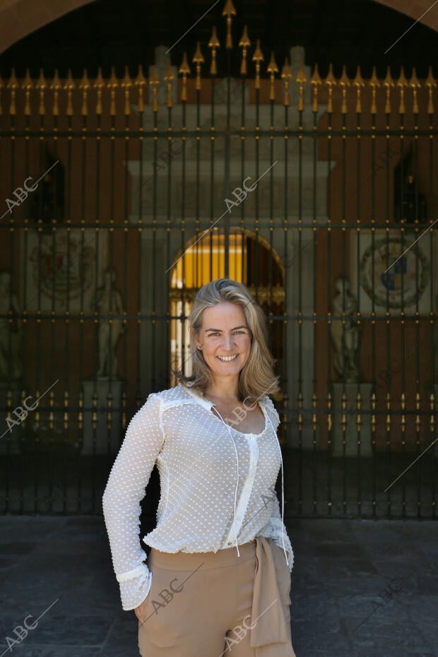 Entrevista A sol cruz Guzmán en la casa Pilatos - Archivo ABC