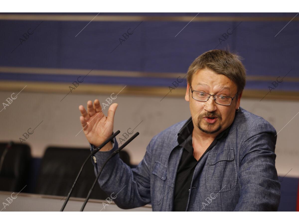 En la imagen, Xavier Domènech de Barcelona en Comú - Archivo ABC