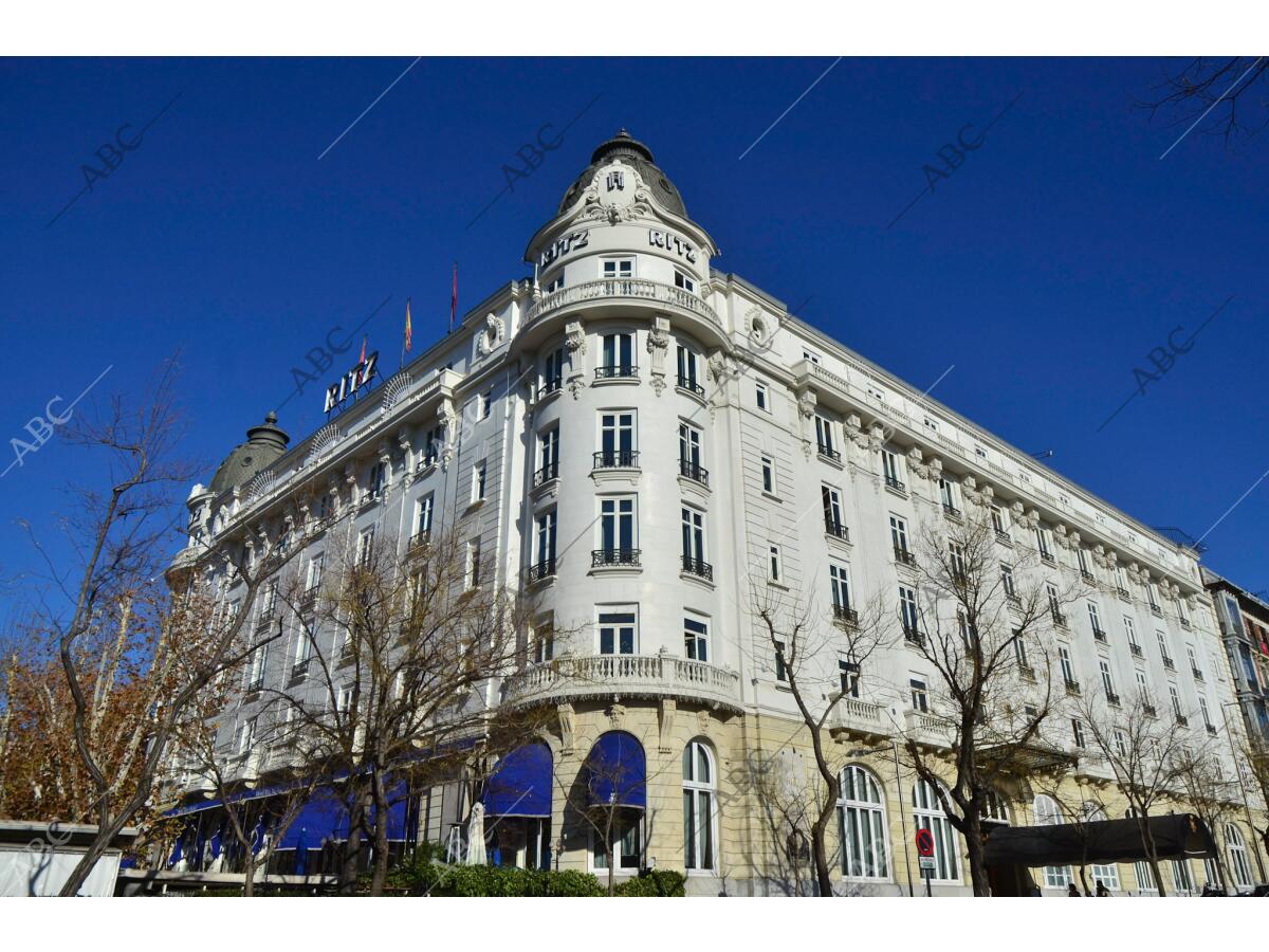 Fachada del hotel Ritz de Madrid - Archivo ABC