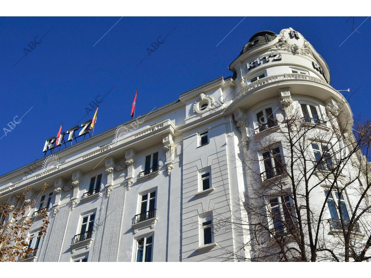 Fachada del hotel Ritz de Madrid - Archivo ABC