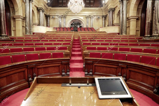 Hemiciclo del parlamento de Cataluña - Archivo ABC