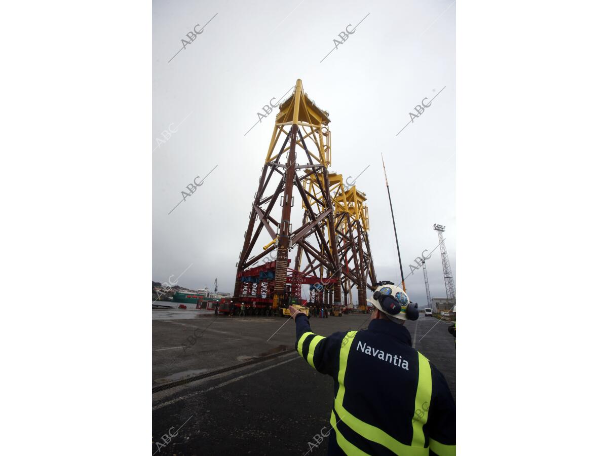 Ferrol (La Coruña), 16/03/2018. Instalaciones de Navantia en Fene. Una ...