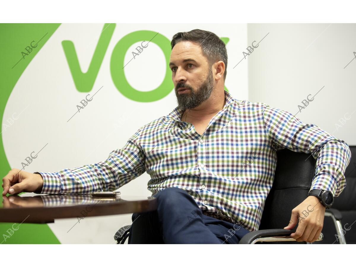 Entrevista A Santiago Abascal, presidente Vox - Archivo ABC