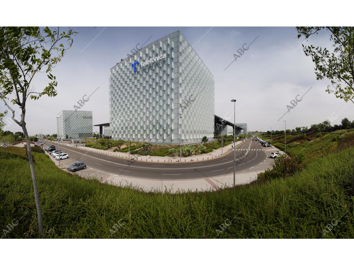 Distrito Telefónica, en el barrio de las Letras - Archivo ABC