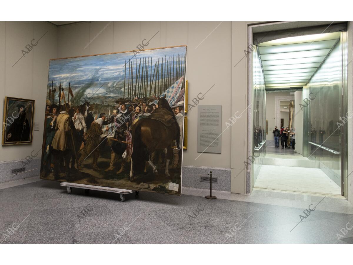 Traslado dentro del Museo del Prado de 'La rendición de Breda' o 'Las ...