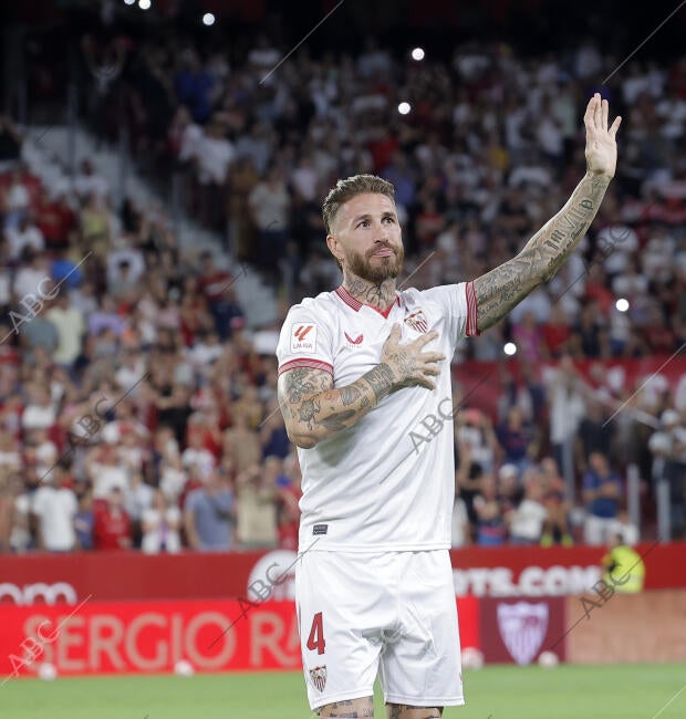 Presentación del Sevilla Fc con Sergio Ramos - Archivo ABC