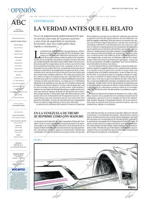 Periódico ABC SEVILLA 21-01-2026,portada - Archivo ABC