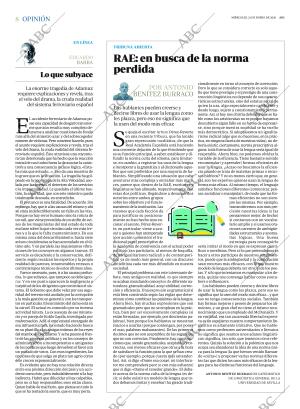 Periódico ABC SEVILLA 21-01-2026,portada - Archivo ABC