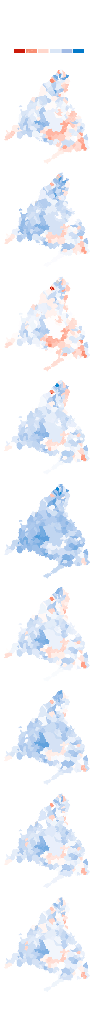 Mapa | De Chueca a Salamanca: así ha cambiado la ideología de los ...
