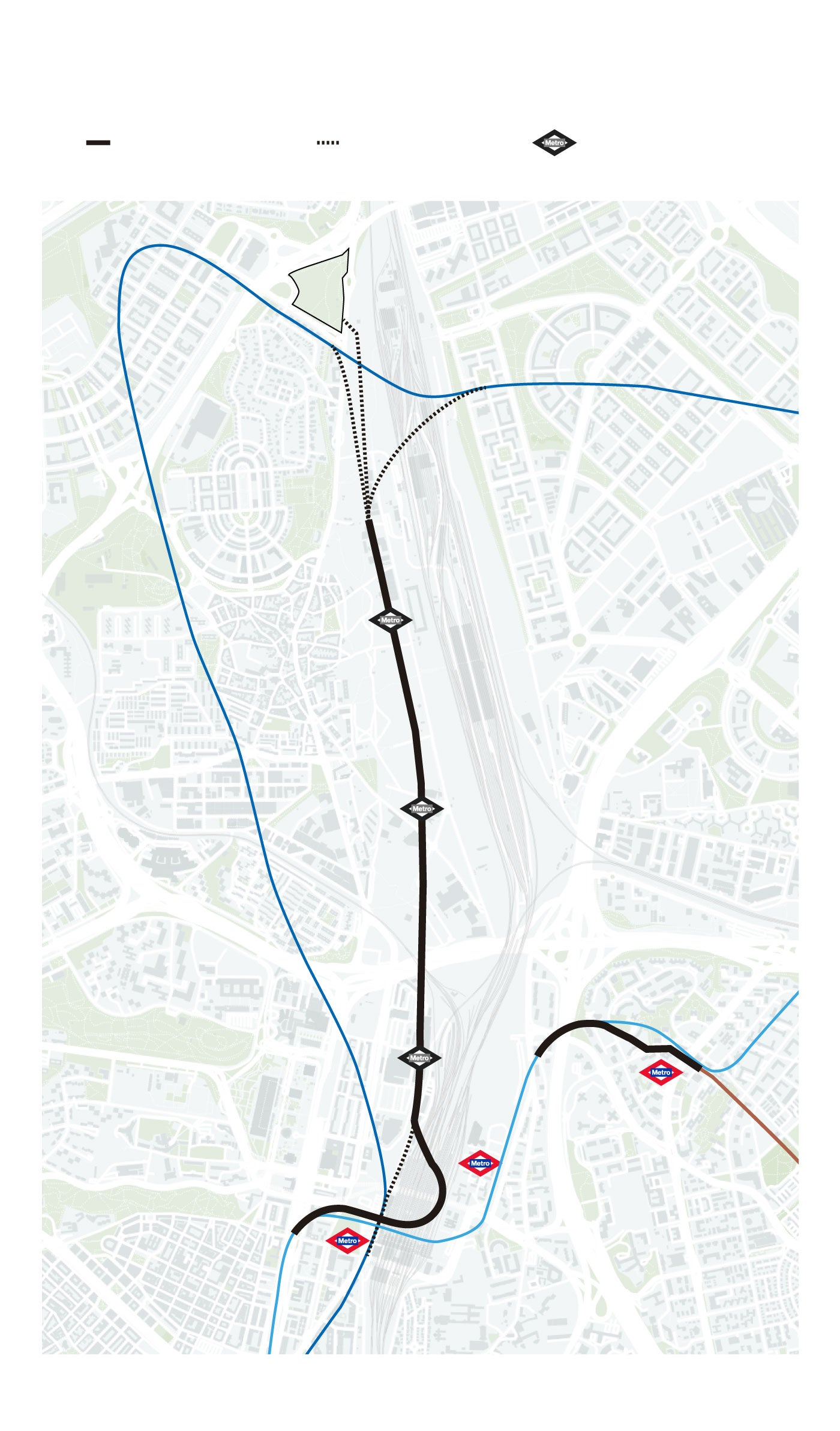 Metro proyecta su ampliación a Madrid Nuevo Norte desde Chamartín con ...