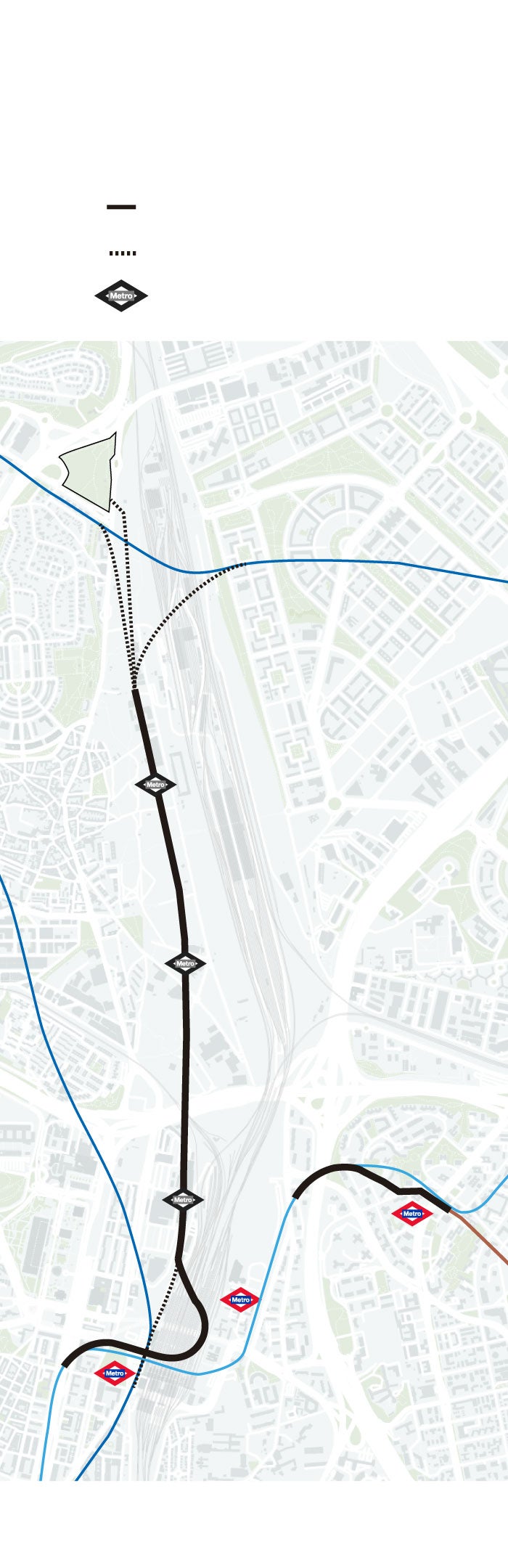Metro proyecta su ampliación a Madrid Nuevo Norte desde Chamartín con ...