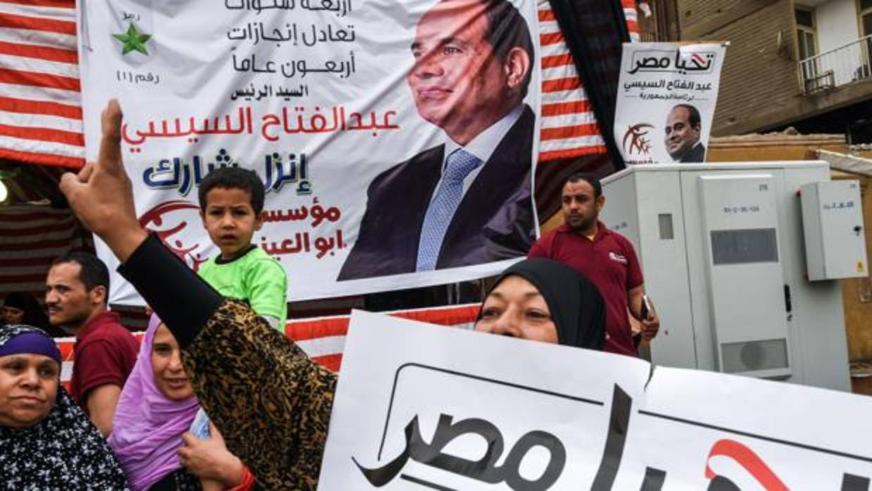 Abdelfatah Al Sisi se asegura un segundo mandato con el 97% de los ...