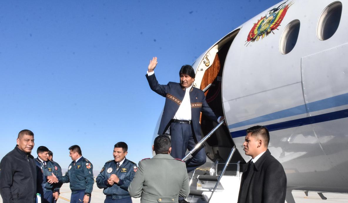 Reunión en el Kremlin entre Putin y Evo Morales