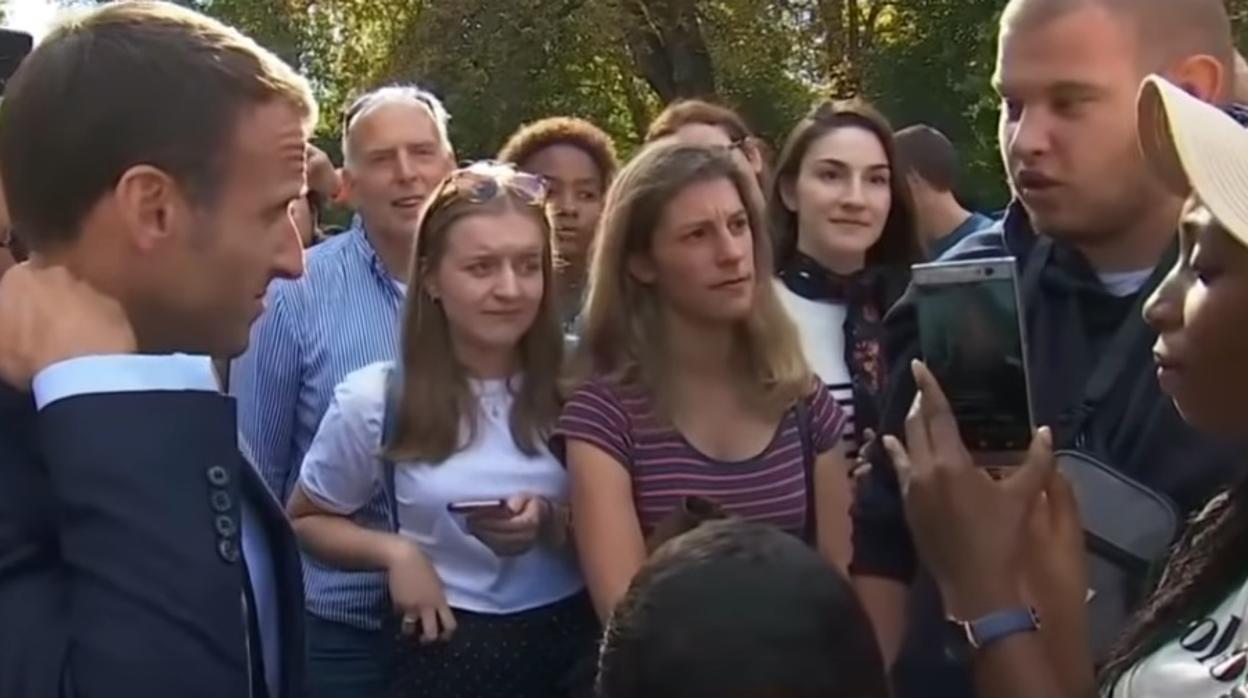 El joven parado al que Macron dijo que le encontraba trabajo: «Yo ya he ...