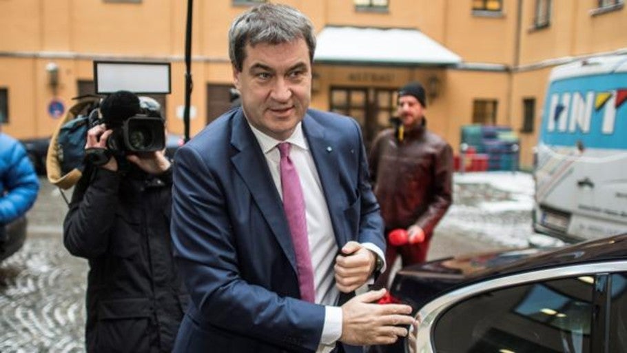 El presidente de Baviera, Mark Söder, estrella sorpresa en el congreso ...