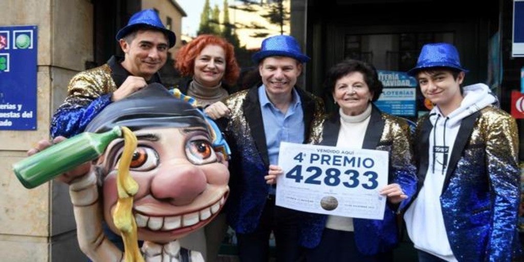 El número 42833 se lleva el primer cuarto premio de la Lotería de ...