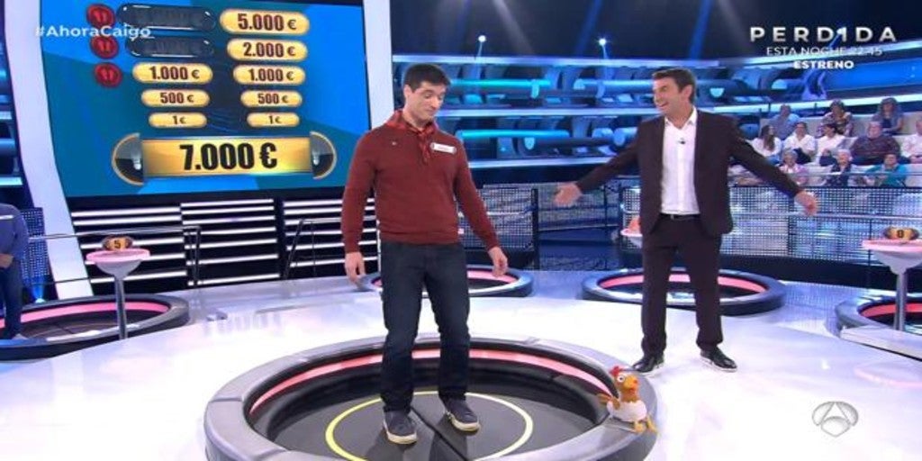 El inesperado error de un concursante de «¡Ahora caigo!» en una ...
